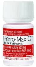 FERRO MAX C MR 30TAB : Amazon.com.au: Health, Household & Personal Care