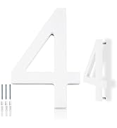 Amazon.com: Hvatry House Numbers for Outside, 6'' Modern Floating ...