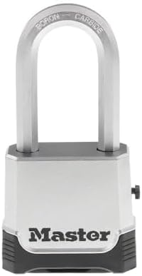 Master Lock Silver Outdoor Combination Lock, Heavy Duty Weather ...