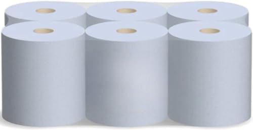 ASMGOLD Blue Centrefeed Paper Tissue Rolls - for Home, Kitchen ...