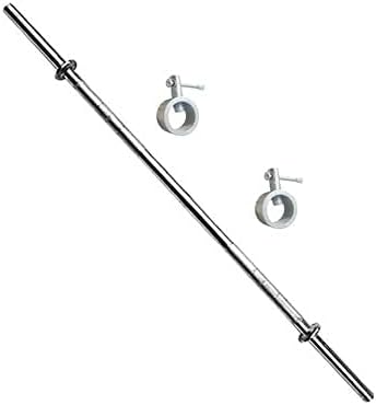 Buy BK 4ft Straight Weight Lifting Rod with 2 Locks Free 19MM Solid ...