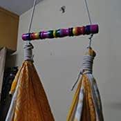 Kani Child Cradle Wooden Handle (Thottil Kambu) Multicolour 1 Set (with ...