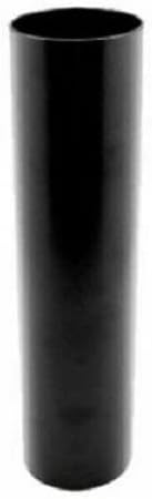 Aliaxis Black Round Downpipe 1m x 68mm PVC Down Pipe Plain end : Amazon ...