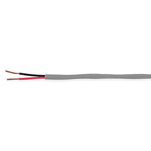 Multiconductor Unshielded Cable, Grey, 2 Conductor, 12 AWG, 1000 ft ...