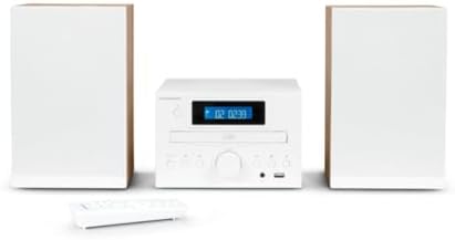 Micro Chaine Bluetooth Radio FM, CD, MP3 USB Blanche Thomson MIC121BT ...