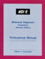 Mdi-R, Multiaxial Diagnostic Inventory (Revised Edition: Professional ...