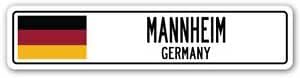 Amazon.com: 3 Pack: MANNHEIM, GERMANY Street Sign Sticker 3" German ...