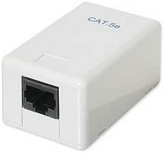 External RJ45 Cat 5e Wall Jack Single : Amazon.ca: Electronics