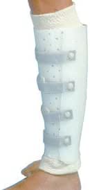 Amazon.com: Miami Prefabricated Tibial Fracture Brace, Large, Left ...