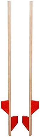 AZZAP Holzstelzen 140cm ROT Holz Stelzen Kinderstelzen Ballance ...