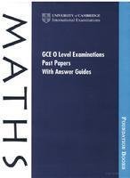 GCE O Level Examination Past Papers with Answer Guides: Maths India ...
