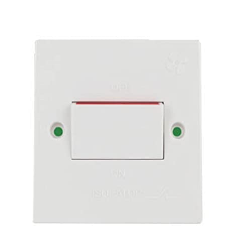 Mr Gadget Solutions® Three Pole Fan White Wall Switch Isolator 10A ...