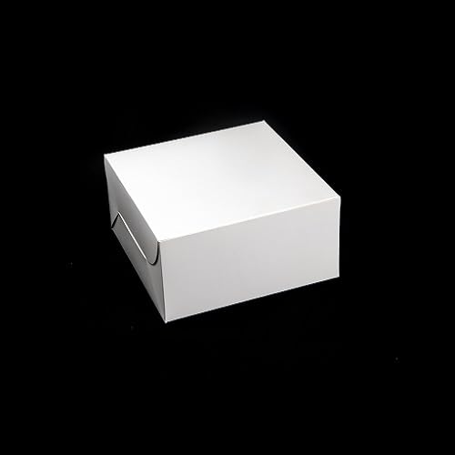 Buy Bhavishya Duplex Cake Box without Window, 350 GSM (Pack of 25) (8x8x4) Online at Low Prices ...