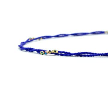 Amazon.com: Blue Preciosa Czech Waist Beads, Weight-loss tracker, Tummy ...