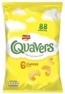 Walkers Crisps 6 Pack (Quavers Cheesy Flavor (6x17g)) by N/A : Amazon ...