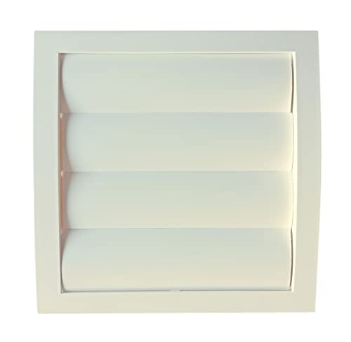 White Plastic Wall Ventilation Grille with Gravity Automatic Movable ...