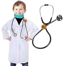 Buy Cotton Doctor Fancy Dress For Kids | Social Helpers Costume For 5 ...