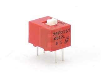 GRAYHILL 78F01ST Switches dip-switch 78 Series Raised Slide 2PST 1 ...