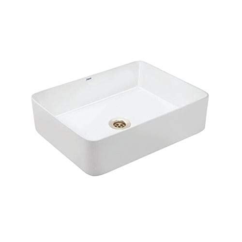Jaquar Thin Rim Table Top Wash Basin JDS-Wht 25907N : Amazon.in: Home ...