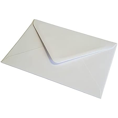 PACK OF 100 - C5 WHITE ENVELOPES FOR A5 GREETING CARDS 100gsm 229mm x ...