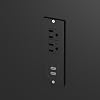 Amazon.com: Timechee 60 inch W Large Black Kitchen Island with Power ...