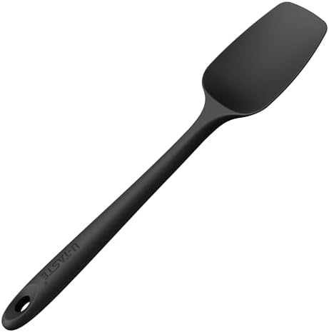 Silicone Spatula Spoon Set,XiaoZu Heat Resistant Rubber Spoonula ...