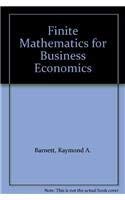 Finite Mathematics for Business Economics: Barnett, Raymond A ...