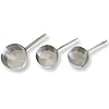 Set de 3 Ollas Coludas Coludos de Acero Inoxidable de 20 22 y 24 cm con ...