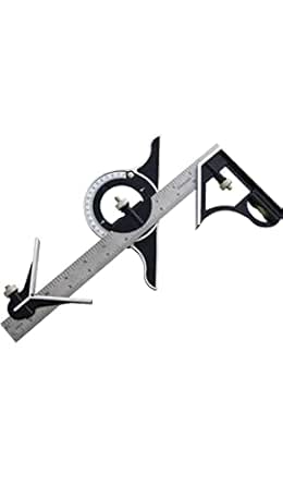 QYA 300mm Ruler Multi-combination Square Angel Ruler High Precision ...