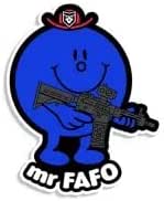 Amazon.com: PatchOps Parody Mr FAFO Vinyl Decal Sticker : Sports & Outdoors