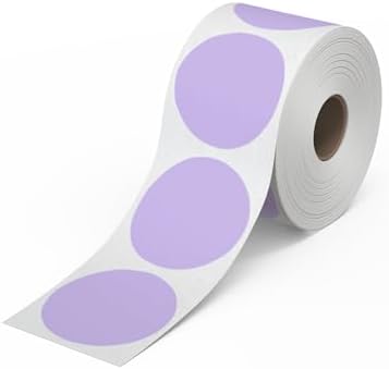 Rollo Circle Thermal Labels 2 Inch - Roll of 1,000 Round Direct Thermal ...