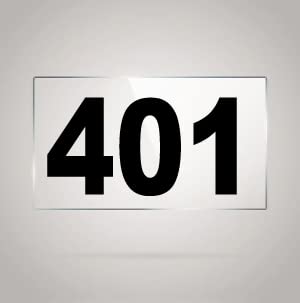 Numberplate 401 Room, Hotel, Hospital, Lodge,Apartment, Flat,Door No ...