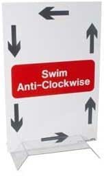 Os Anti-clockwise Swimming Direction Sign Swimmers Learn To Swim ...