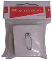 Ryman Pin Card Badges Pack of 10 : Amazon.co.uk: Stationery & Office ...