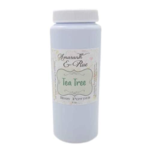 Amazon.com: Natural Tea Tree Body Powder 8 oz Amaranth & Rue : Handmade ...