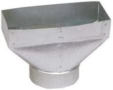 SWBS4128 4x12x8" Galvanized Sheet Metal Straight Boot - Amazon.com