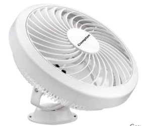 Buy Crompton High Speed Dual Purpose Brasso Cabin Fan 300mm White ...