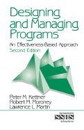 Designing & Managing Programs An Effectiveness Based Approach 2nd ...
