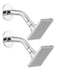 OVID Square Showerhead with Shower Arm PACK OF 2 : Amazon.in: Home ...