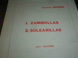 Amazon.com: Siegfried Behrend Zambrillas for Classical Guitar ...