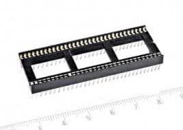 iBAT SOLUTIONS 64 Pin Micro IC Base For PCB (Pack of 3) - Black Plastic ...