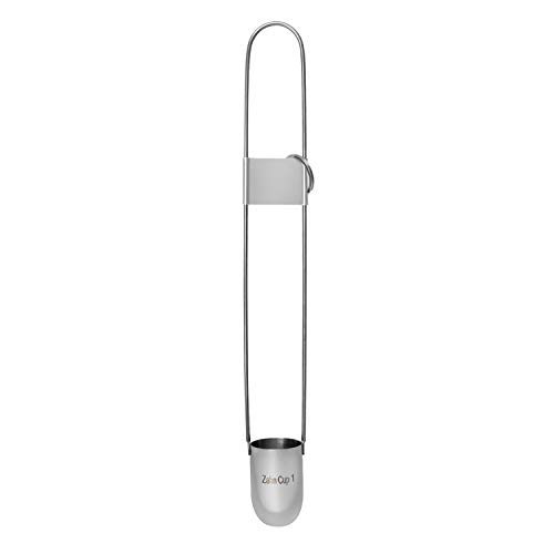 QWORK Zahn Cup Viscosity Cup Precise 44ml Stainless Steel #1 Immersion ...