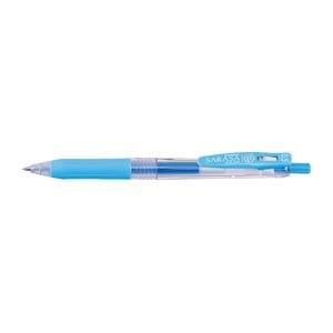 Zebra Sarasa Clip Gel Ink Ballpoint Pen 0.5 Light Blue JJ15-LB Set of 2 ...