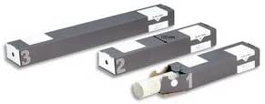 Smartbox Tube d'expédition carré A1 en carton 7,5 x L65 cm Gris/Blanc ...