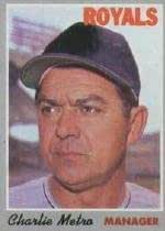 Amazon.com: 1970 Topps #16 Charlie Metro MG RC - EX-MT : Collectibles ...