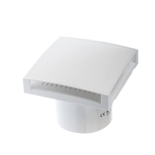 EUROPLAST Diameter 100mm / 4 inch Bathroom Fan with Timer/Overflow with ...