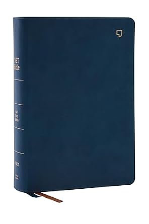 NET Bible, Full-notes Edition, Leathersoft, Teal, Comfort Print: Holy ...