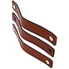 Brute Strength - Ledergriffe für Möbel - Cognac - 2 Stück - 16,5 x 2,5 ...