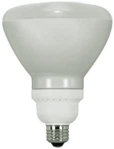 Satco S7242 Reflector Compact Fluorescent Bulb, 23 Watts, Bright White ...