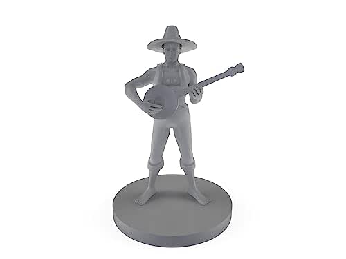 Amazon.com: Hillbilly Human Male Bard Tabletop DND Gaming Miniature ...